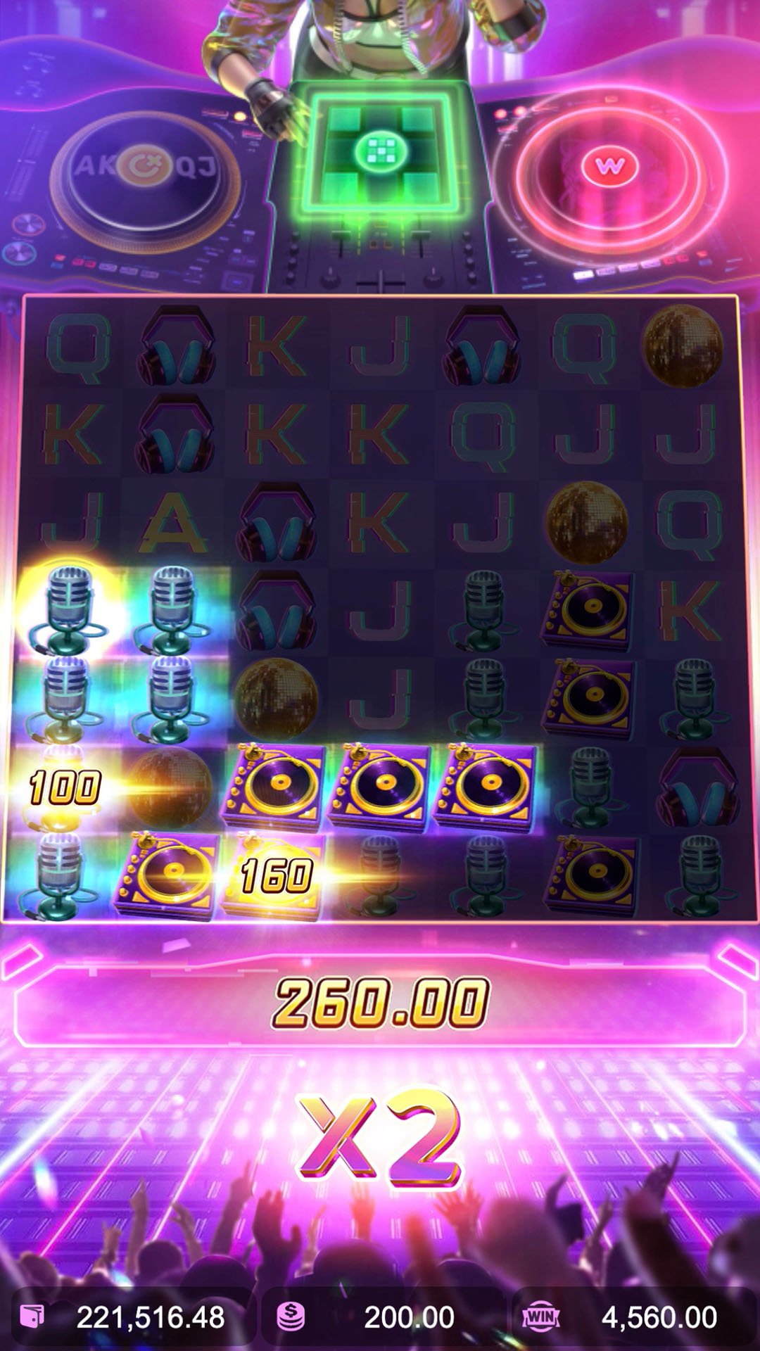 ทดลองเล่น RAVE PARTY FEVER : ปาร์ตี้ร้อนแรงสุดเหวี่ยง | PGSLOT